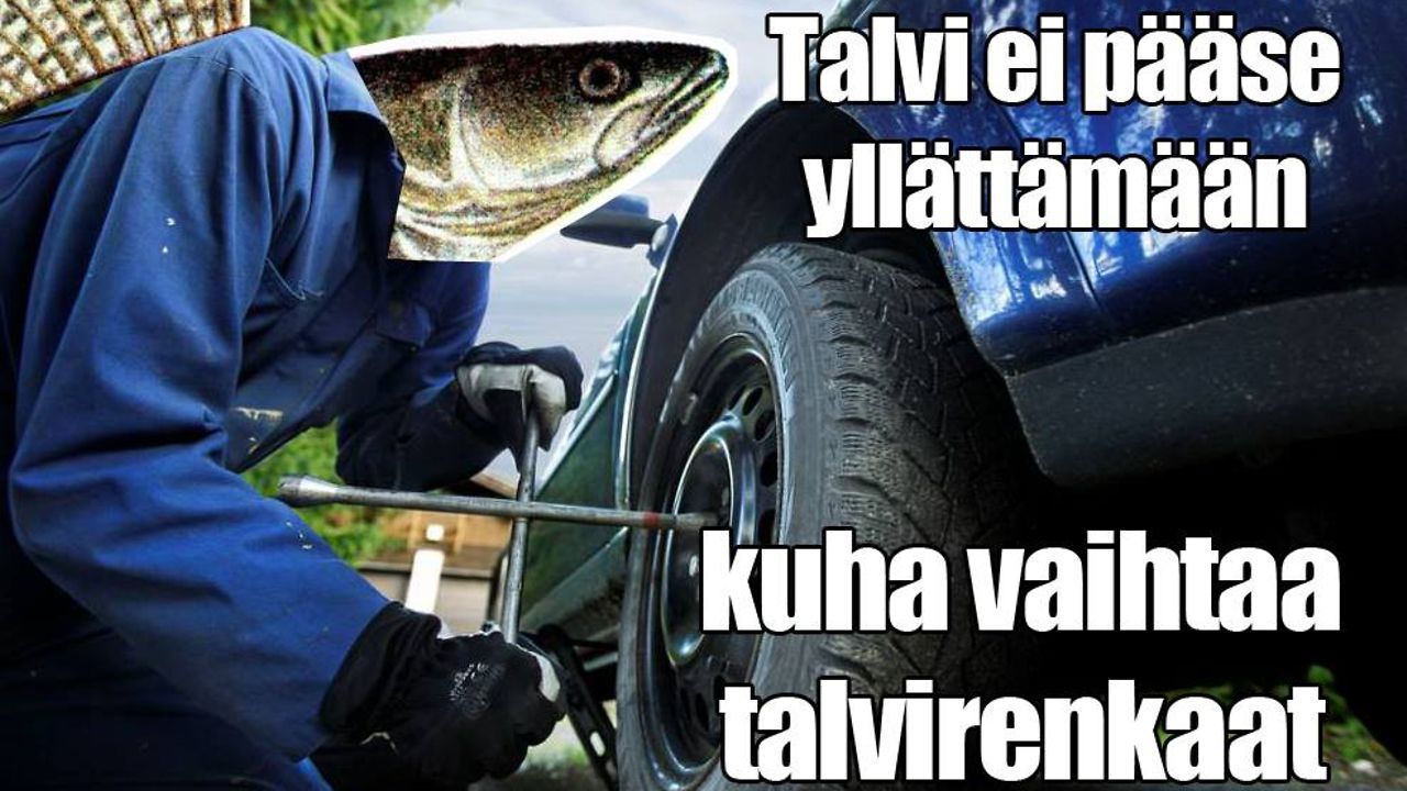 Helsingin poliisi yllätti kuhavitsillä – muistutus renkaanvaihtajille ...