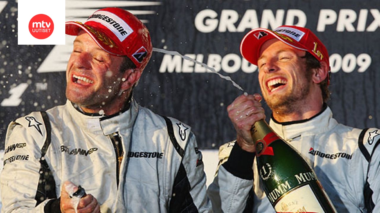 Brawn GP kaksoisvoittoon - Räikkönen seinään | MTV Uutiset