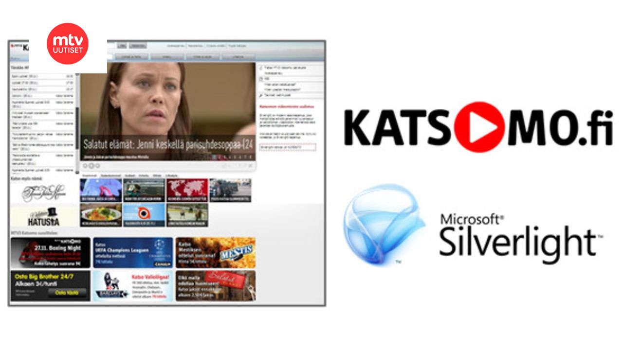 Katsomo siirtyy Silverlightiin: Lataa ohjelma | MTV Uutiset
