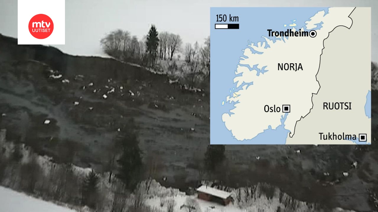 Norjan maanvyöry edelleen liikkeessä | MTV Uutiset