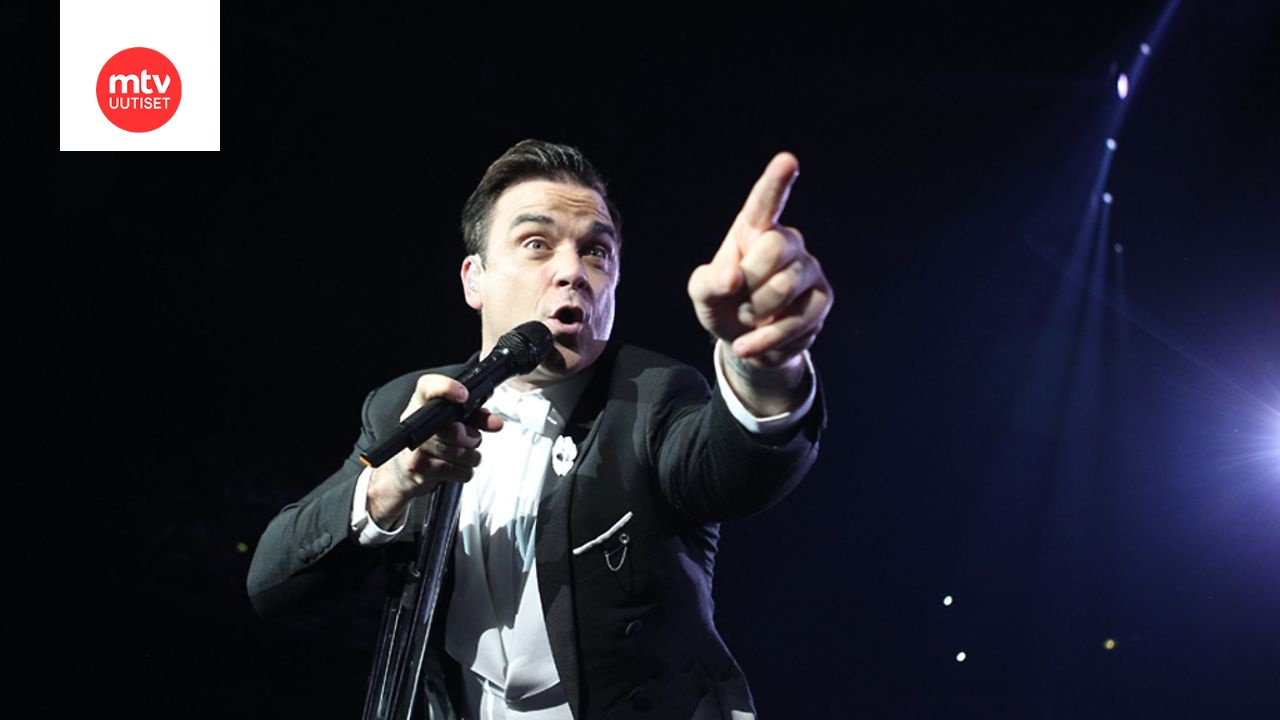 Possen studiossa Robbie Williams, Evelina ja Cristal Snow – katso koko ...