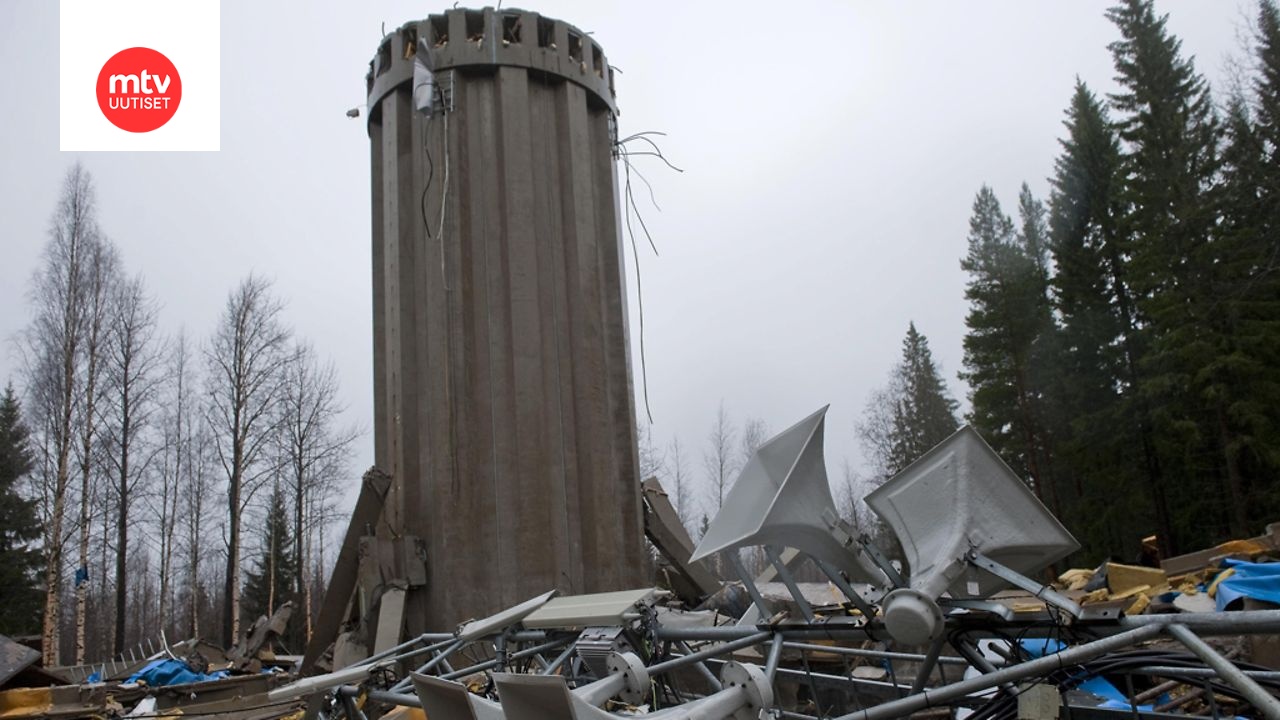 Katkennut palkki aiheutti Jyväskylän vesitornin romahduksen | MTV Uutiset