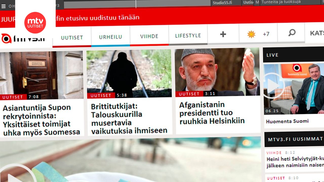 Etusivu uusiksi! Näin MTV3.fi uudistui | MTV Uutiset