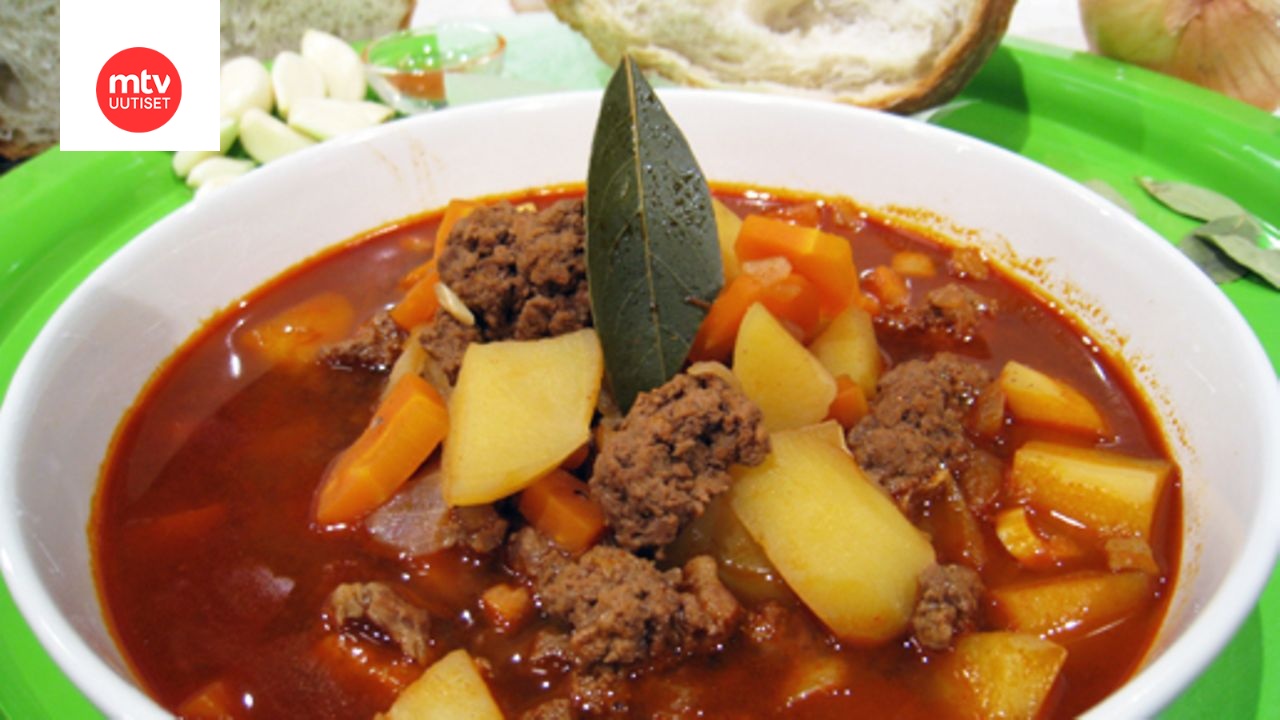 Jauheliha-gulassikeitto | Resepti | Makuja | MTV Uutiset