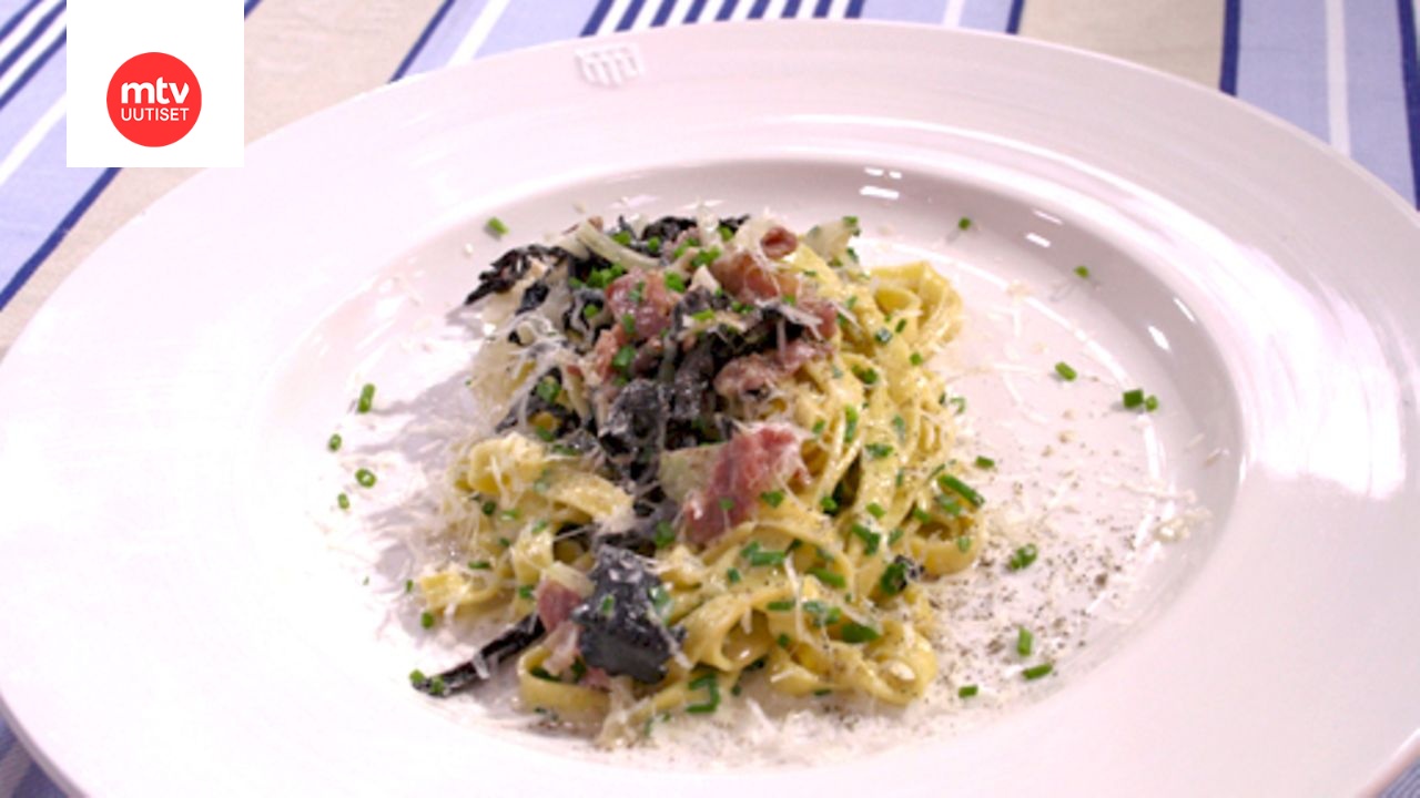 Torvisieni-pekonipasta | Resepti | Makuja | MTV Uutiset