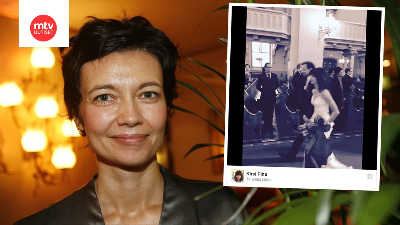 Kuva: Kirsi Piha, 48, meni naimisiin tyköistuvassa hääpuvussa | MTV Uutiset