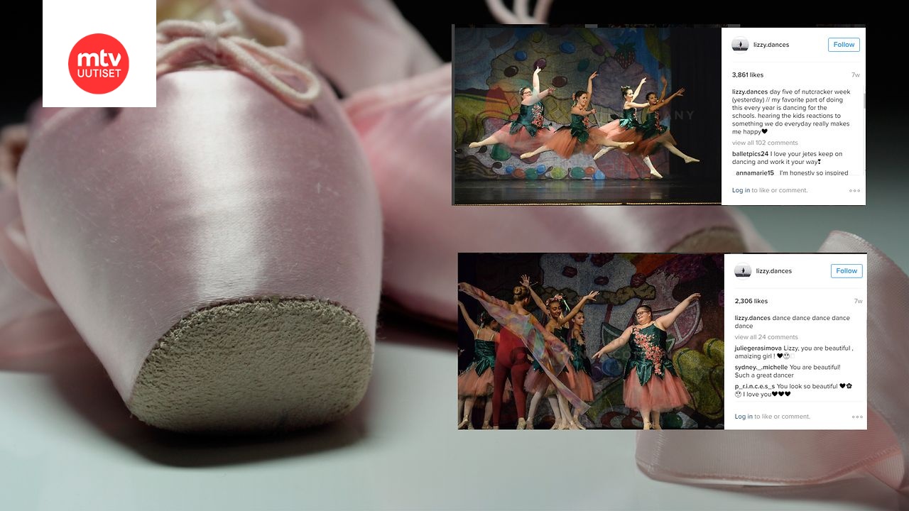 15-vuotias Lizzy on pluskokoinen ballerina: "Painoni ei pitäisi merkitä ...