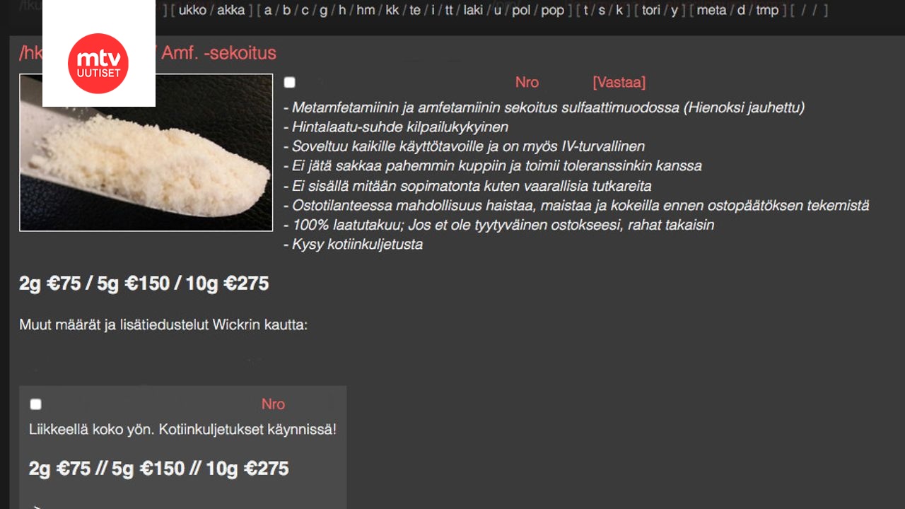 Rikospaikka: Nettiratsioissa paljon nuoria miehiä huumekauppiaaksi ...