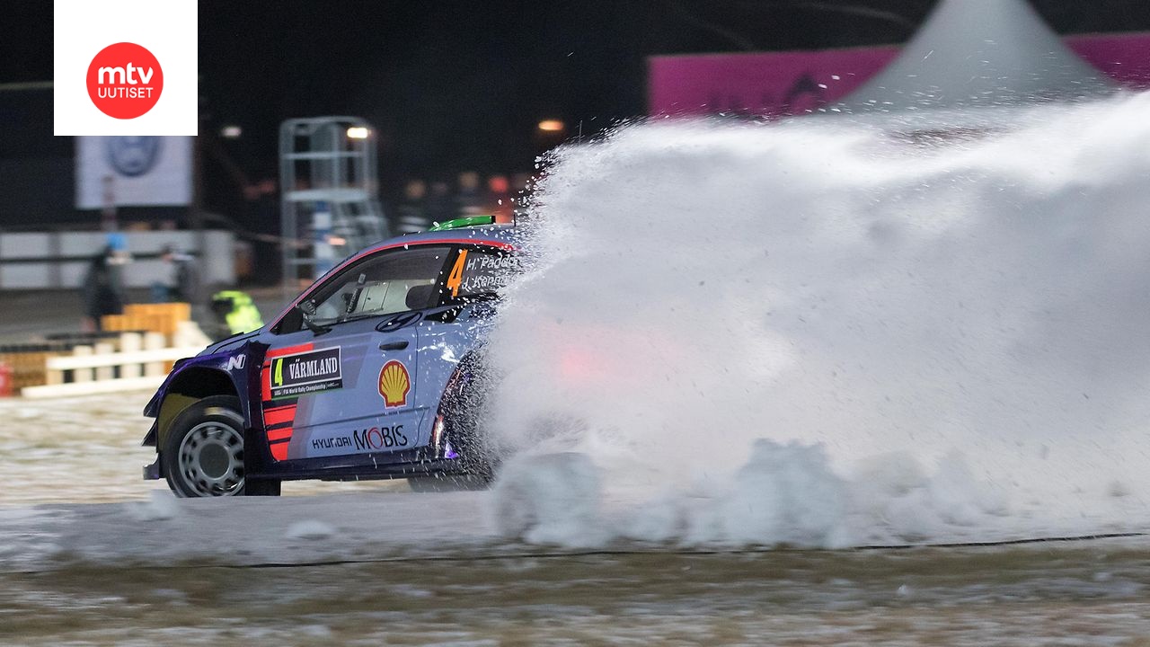 Ralliauto ajoi ihmisen yli Ruotsissa | MTV Uutiset