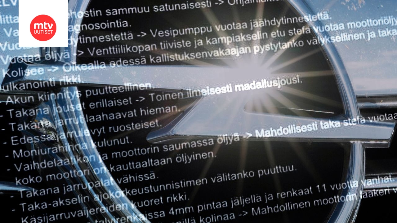 Minna perui kaupat täydeksi pommiksi osoittautuneesta Opelista – Rinta ...