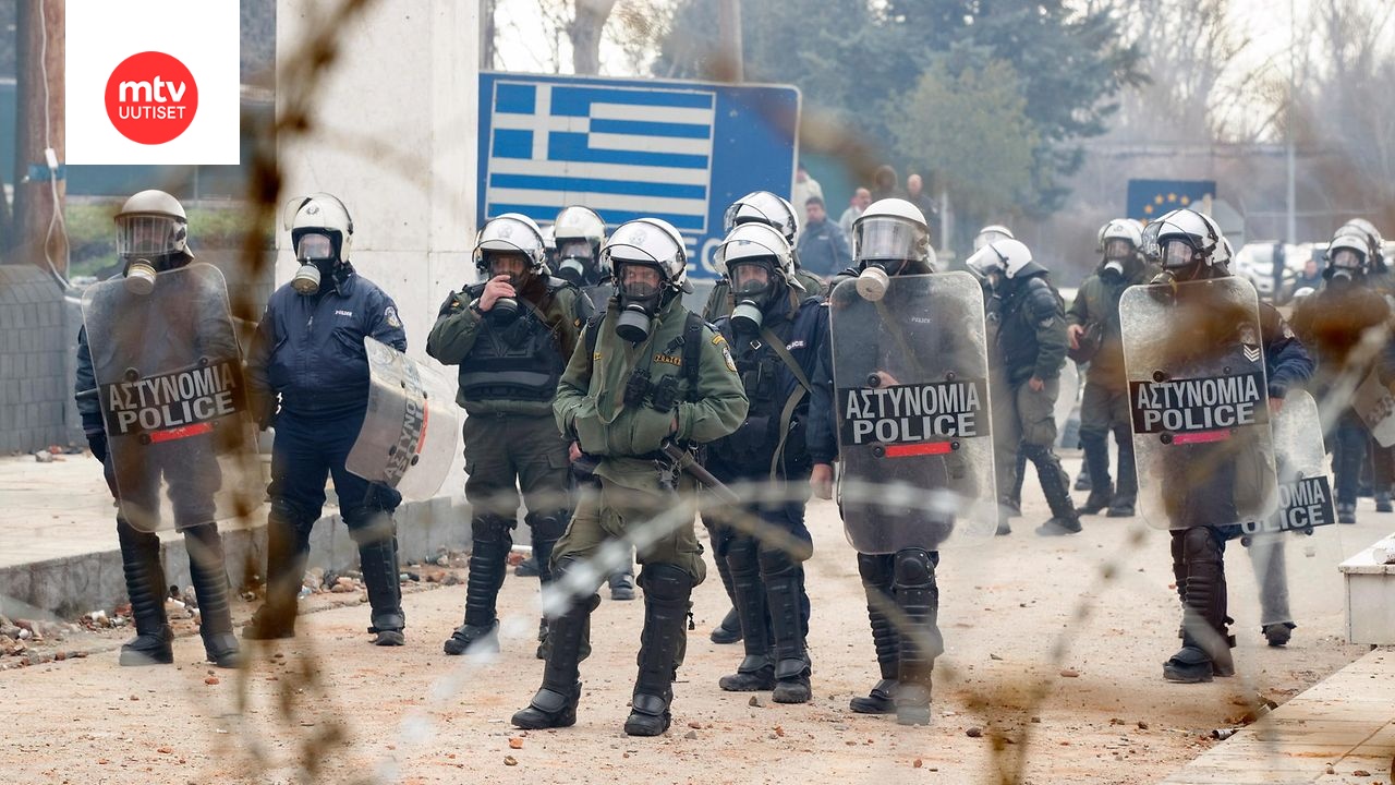 Turkin ja Kreikan rajalla jälleen rajuja yhteenottoja: Poliiseja ...
