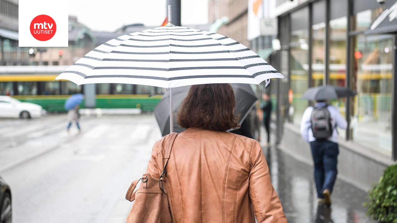 Viikonloppuna sadevarusteet ovat tarpeen – "Joka päivä sataa jossain ...
