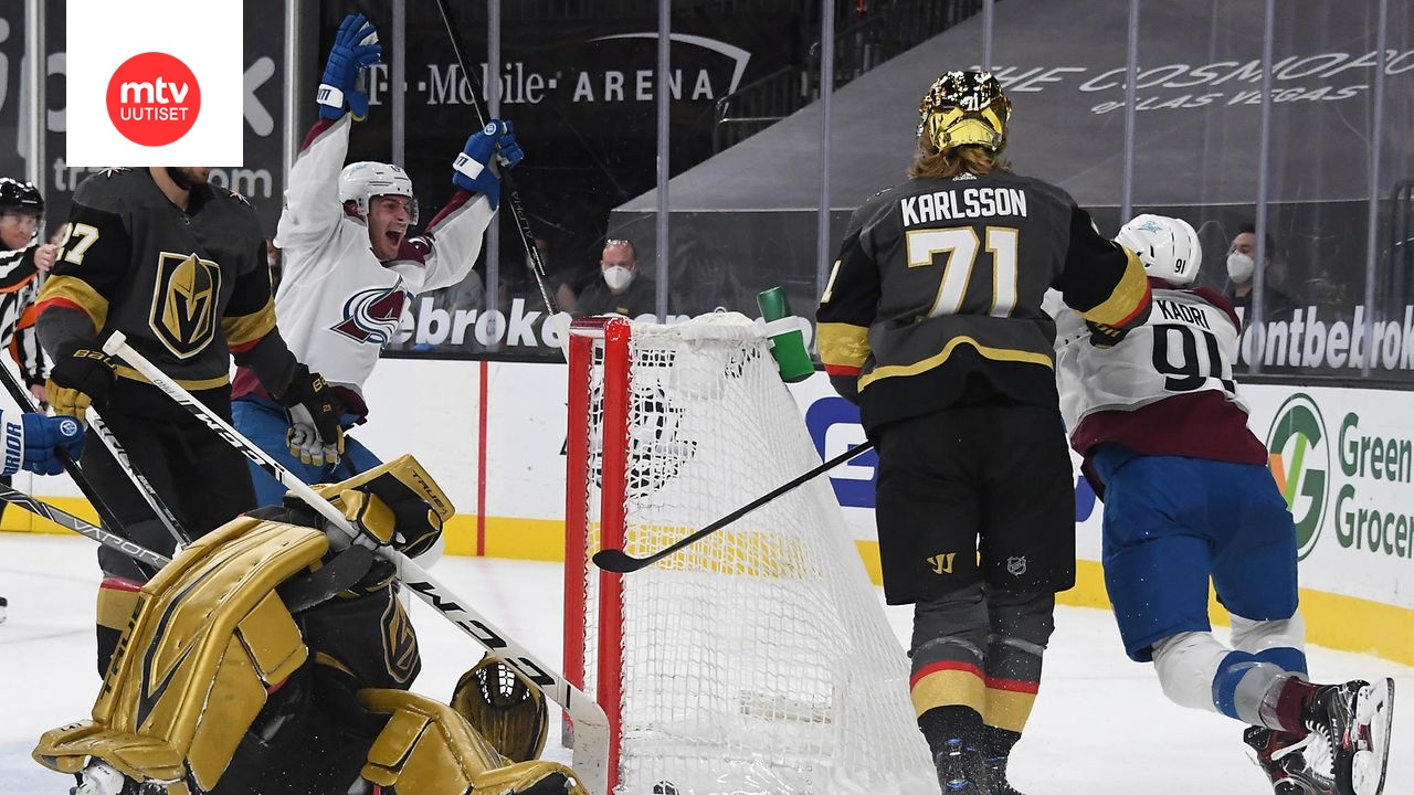 Joonas Donskoi ja Mikko Rantanen rakentamassa Coloradon voittoa ...