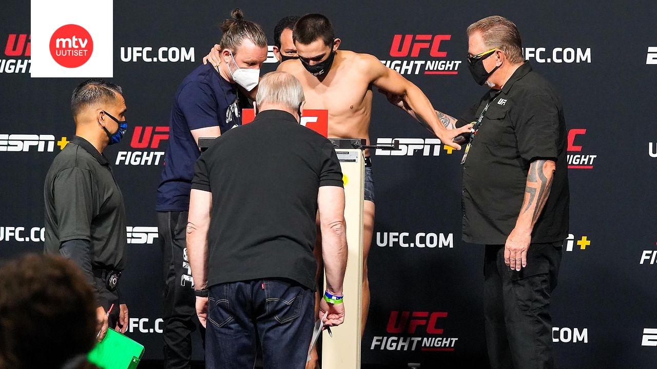 Ryan Benoit: UFC-ottelija ei ollut pysyä jaloillaan punnituksessa | MTV ...