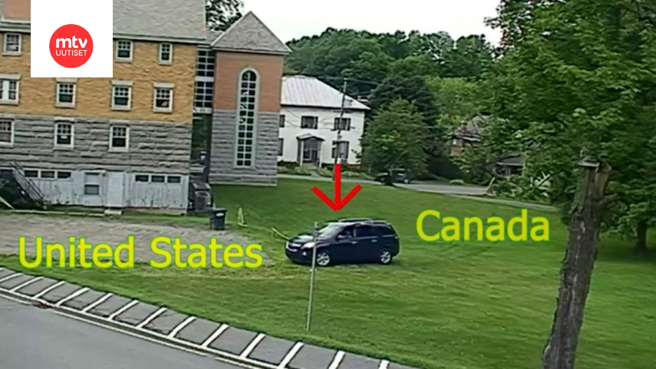 Katumaasturi kaahasi ovelan röyhkeästi rajan yli Kanadasta Yhdysvaltoihin | MTV Uutiset