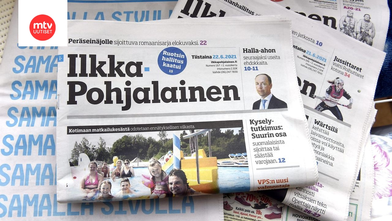 Ilkka-Pohjalainen luopuu sunnuntain paperilehdestä | MTV Uutiset