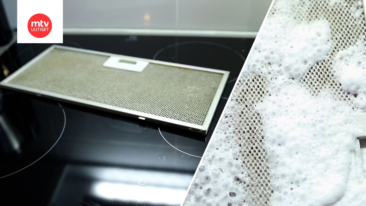 Näin puhdistat liesituulettimen suodattimen etikalla ja soodalla | MTV ...