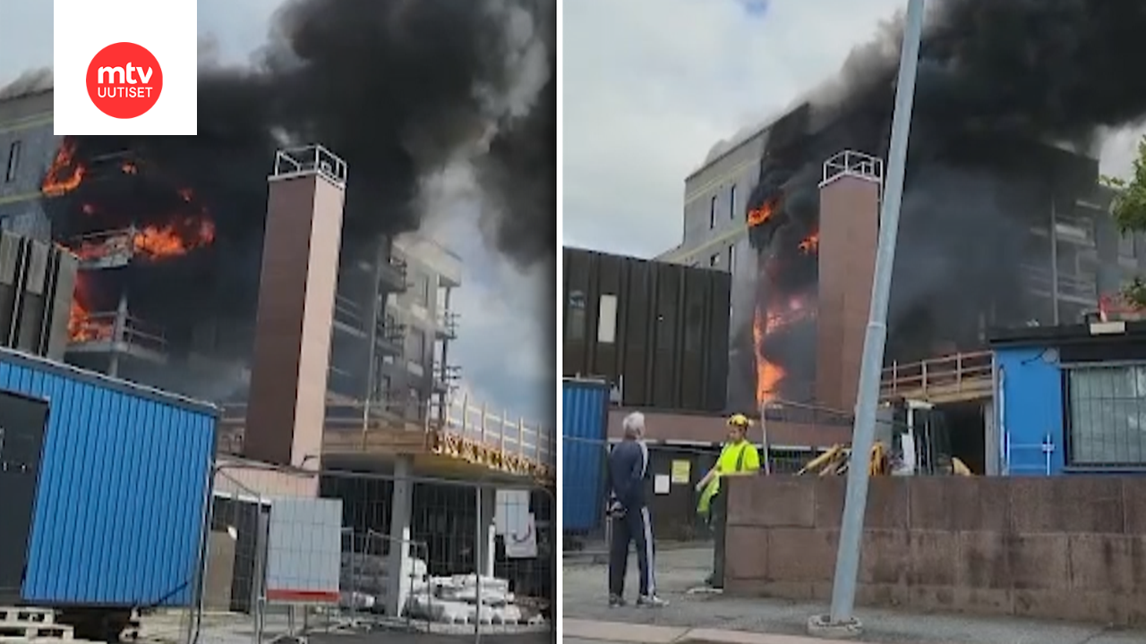 Tulipalo kerrostalossa Mikkelin keskustassa sammutettu – palosta soittanut Toni: "Todella mustaa ...