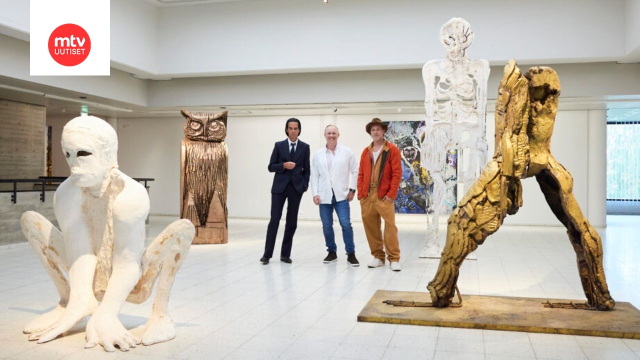 Brad Pittin ja Nick Caven veistoksia ensimmäistä kertaa esillä ...