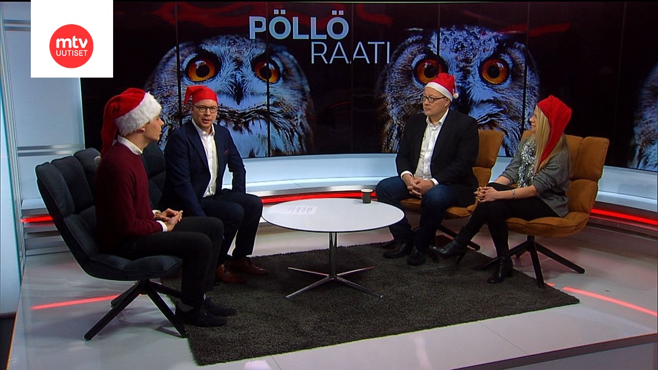 Pöllöraati ruoti vuoden uutisaiheita MTV:n Uutisaamussa | MTV Uutiset