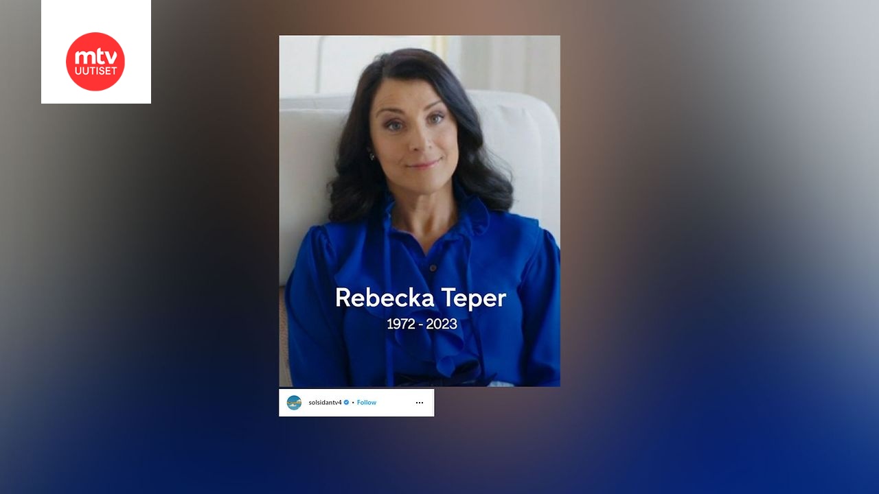 Solsidan-tähti Rebecka Teper on kuollut 50-vuotiaana | MTV Uutiset