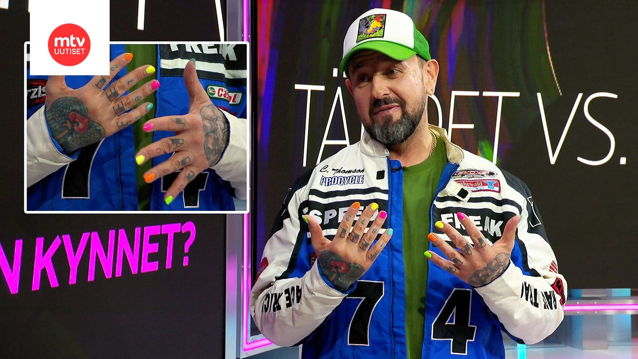 Esko Eerikäinen joutui silmätikuksi kynsiensä vuoksi | MTV Uutiset