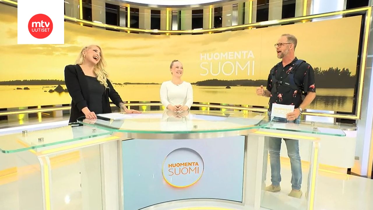 Lorenz Backman yllätti uutisankkuri Jonna Kumpulan suorassa lähetyksessä | MTV Uutiset