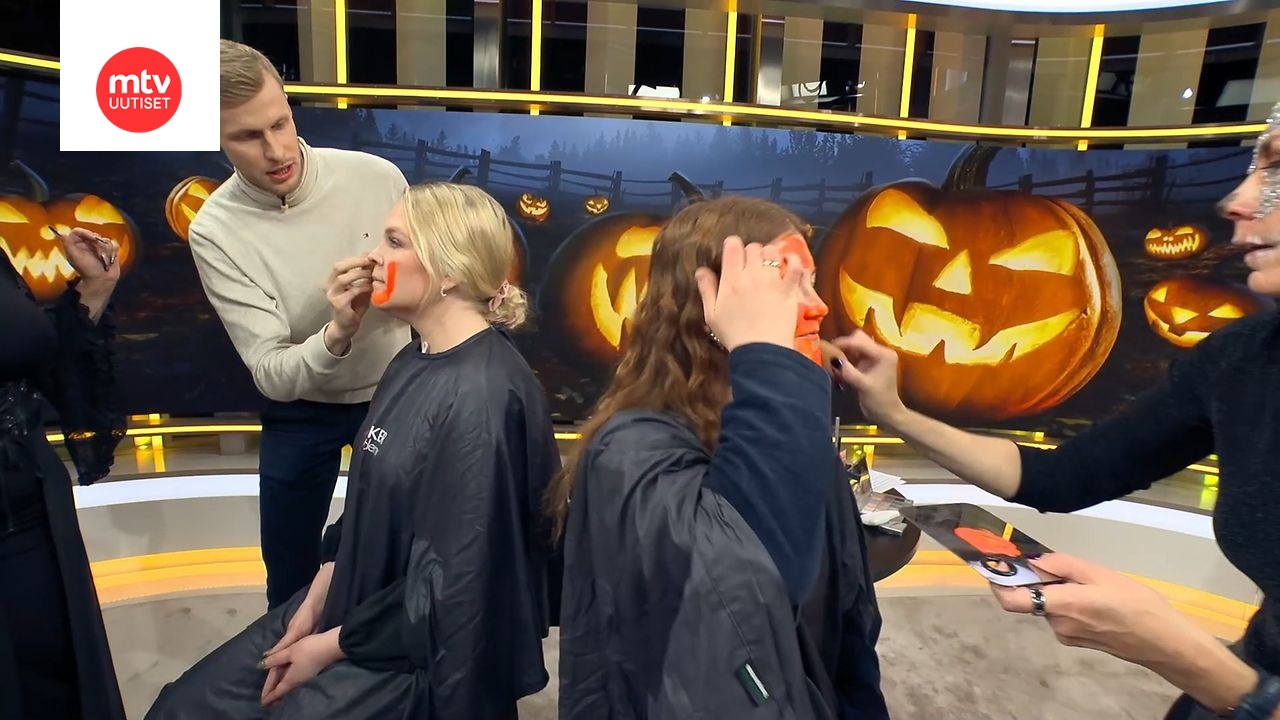 Näin tubettaja Roni Bäck selviytyi halloween-meikkihaasteesta suorassa lähetyksessä | MTV Uutiset