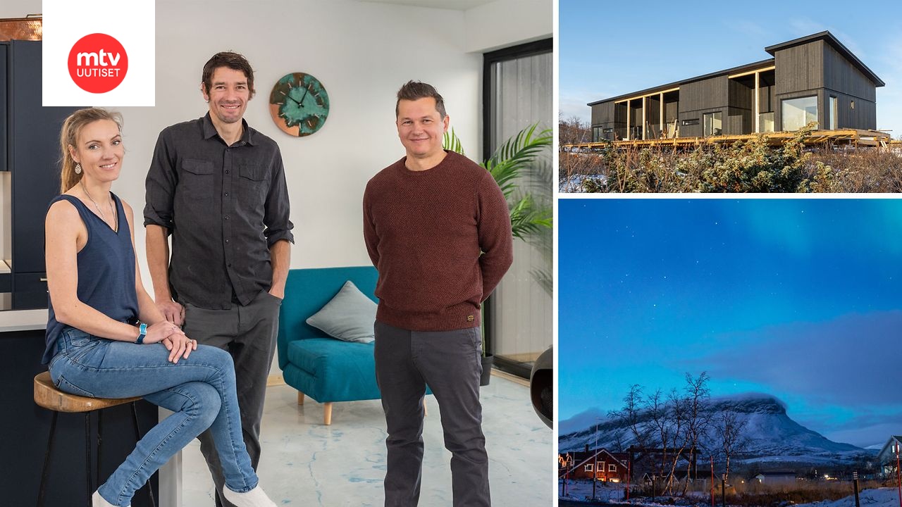 Englannissa asuneet Amelie ja Brett rakastuivat Lappiin lomamatkallaan ...