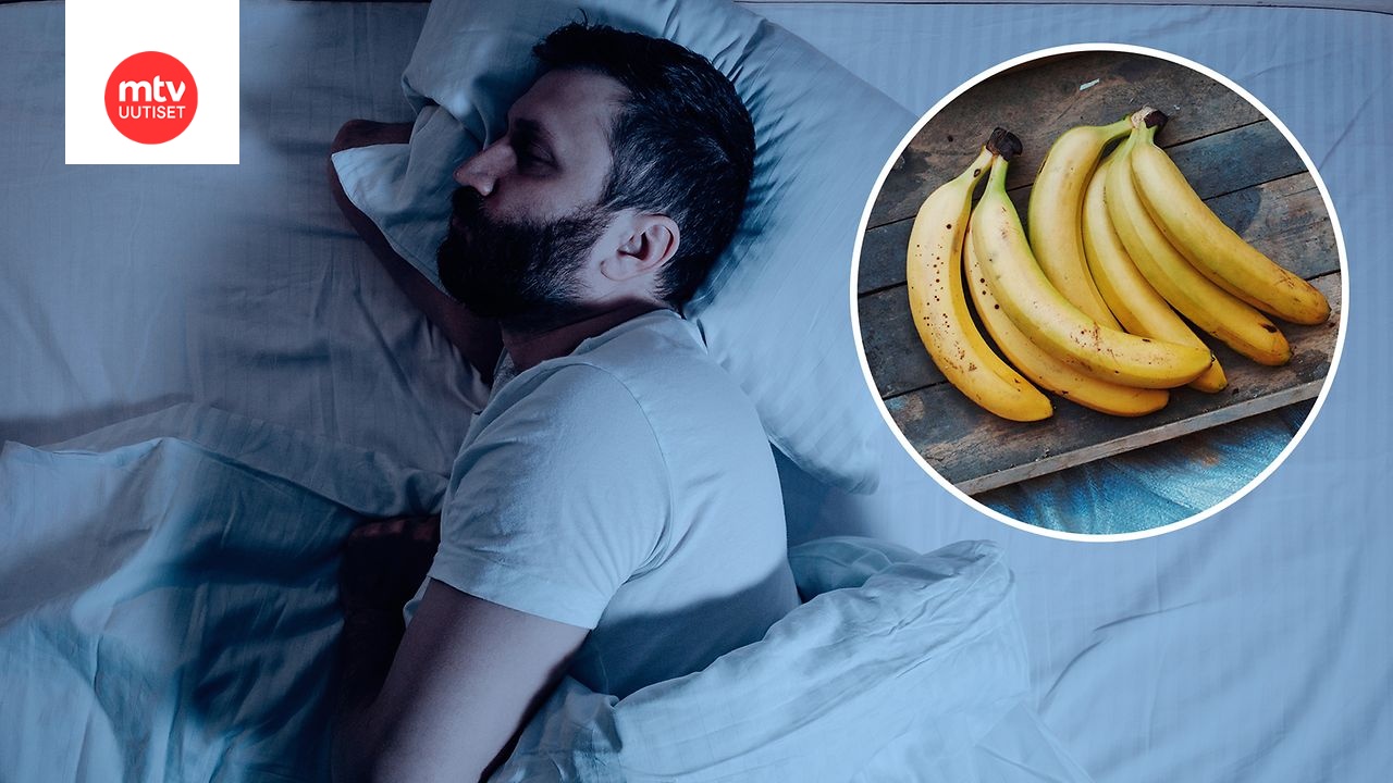 Banaani voi auttaa nukahtamaan ja parantaa unen laatua | MTV Uutiset