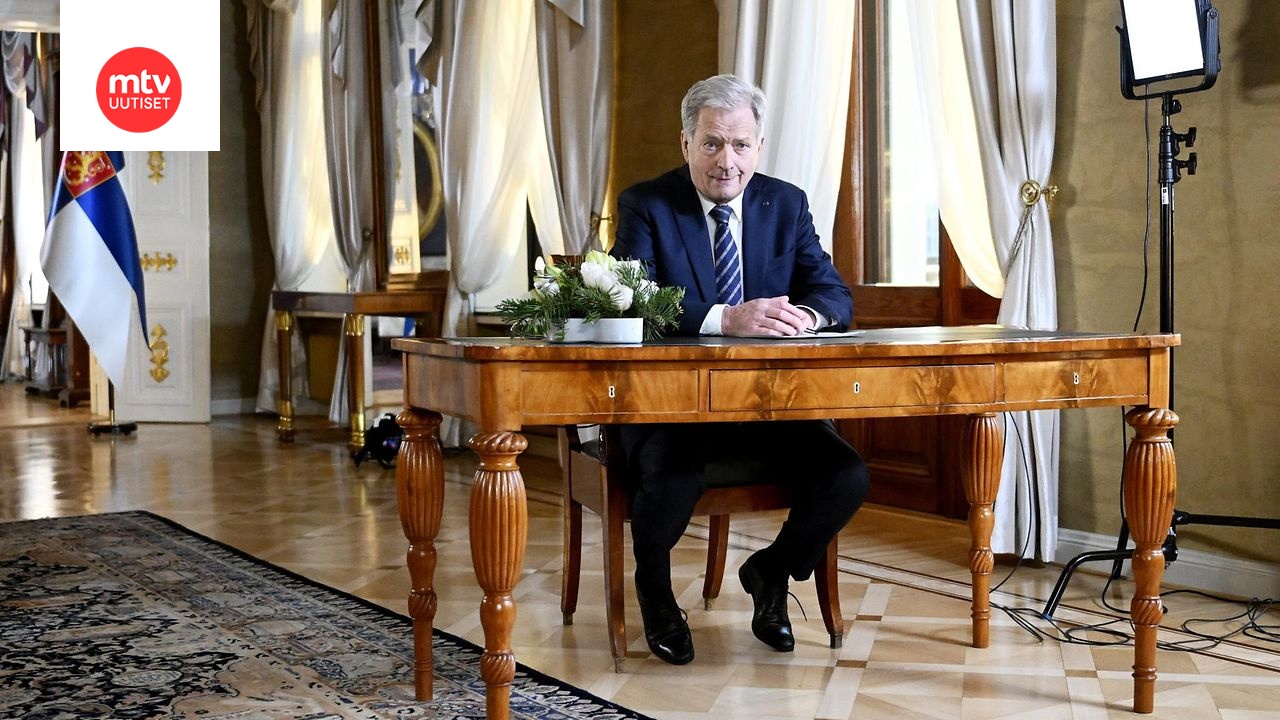 Tällainen oli Sauli Niinistön viimeinen uudenvuodenpuhe presidenttinä ...