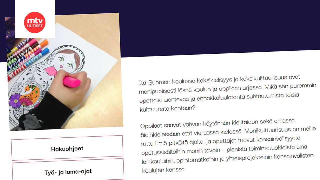 Itä-Suomen koulua uhkaa sulkeminen – tieto tuli yllätyksenä | MTV Uutiset