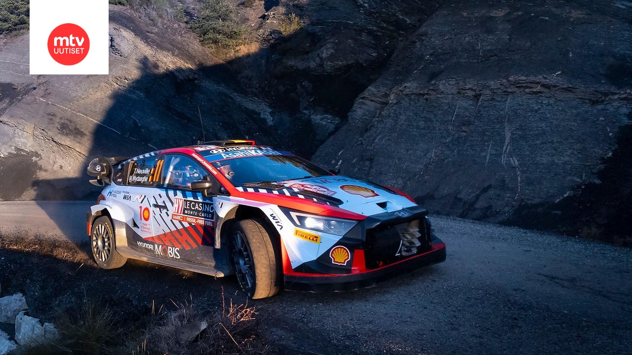 Hyundain Thierry Neuville voitti Monte Carlon MM-rallin 2024 | MTV Uutiset