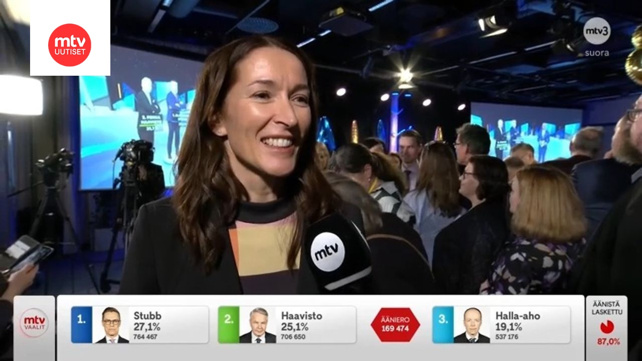 Stubbin puoliso kertoo, mitä haluaa presidentin puolisona edistää | MTV Uutiset