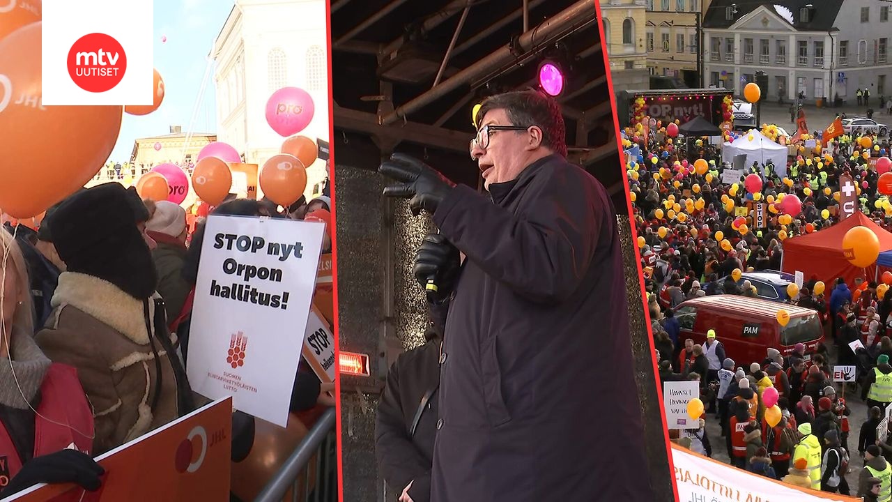 Satonen ja Bergbom lavalle huutojen saattelemana | MTV Uutiset