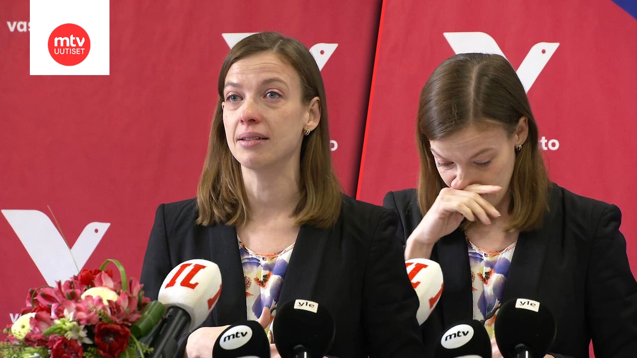 Li Andersson herkistyi kyyneliin tiedotustilaisuudessa | MTV Uutiset