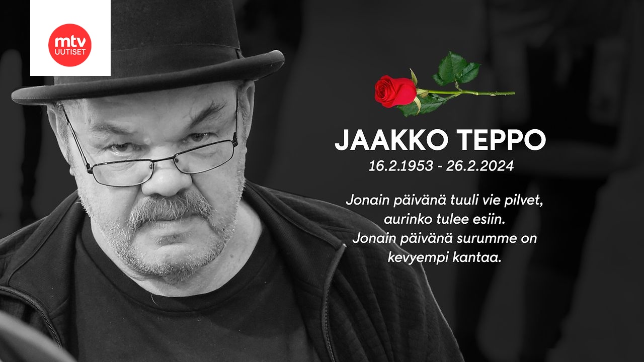 Jaakko Tepon kuolinilmoitus on julkaistu Karjalaisessa | MTV Uutiset