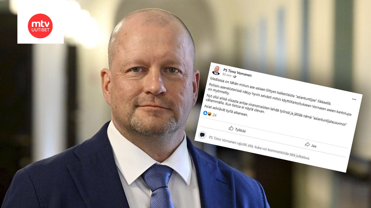 Vornanen sättii mediaa tuoreessa päivityksessä | MTV Uutiset