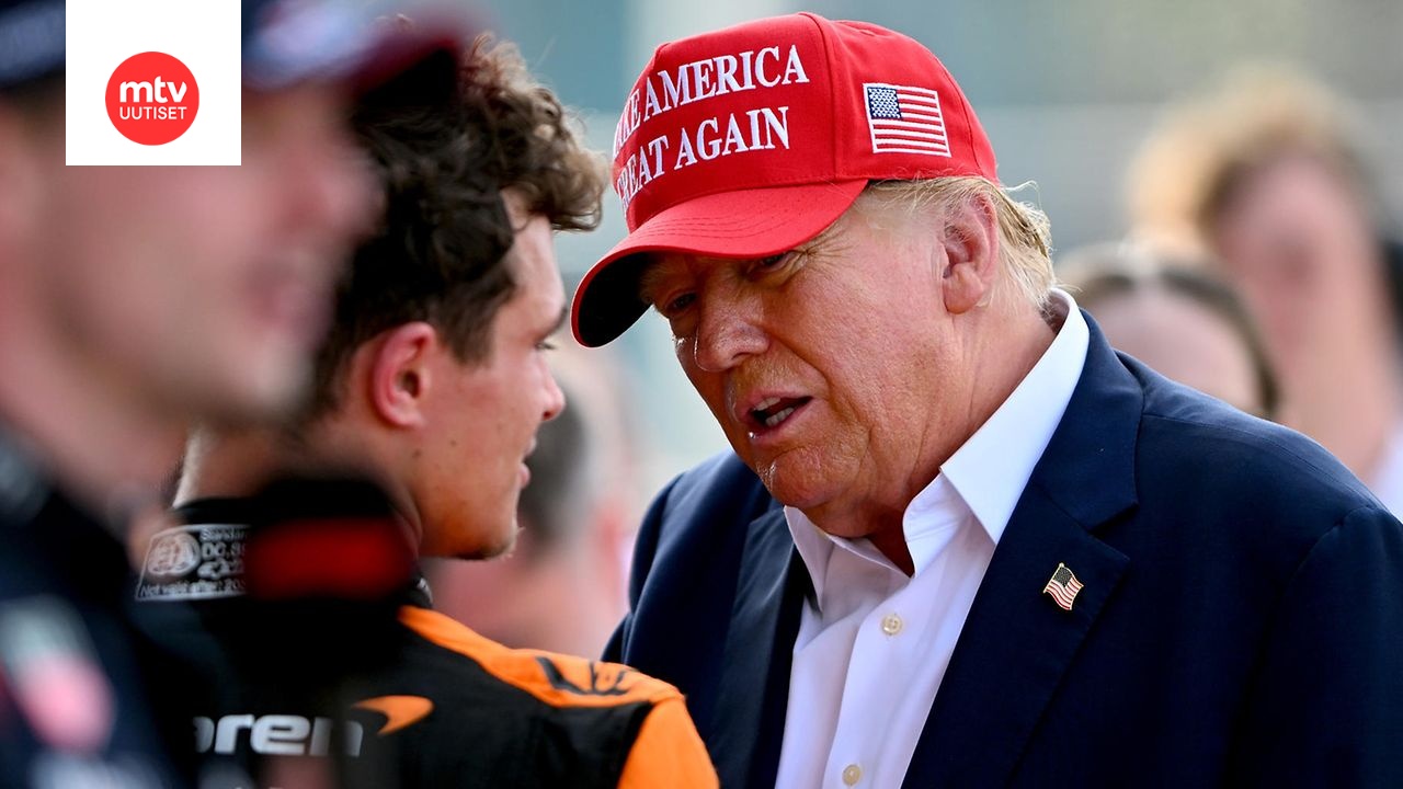 Donald Trump piti itseään F1-uran avausvoiton ottaneen Lando Norrisin ...