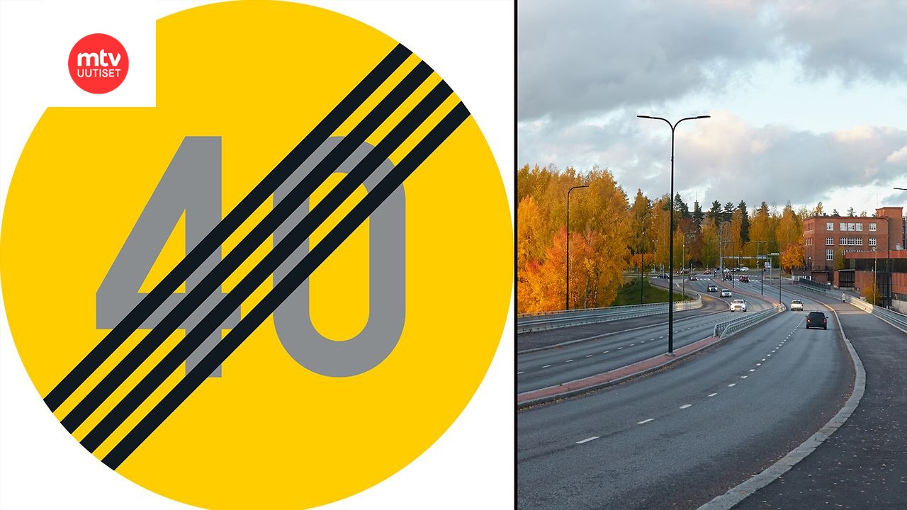 Mikä rajoitus seuraa Nopeusrajoitus päättyy -liikennemerkkiä? | MTV Uutiset