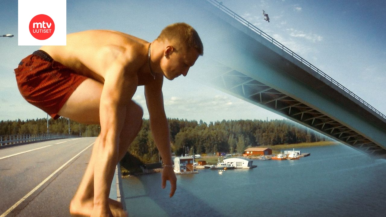 Kaapo Kosonen hyppii veteen jopa 30 metristä | MTV Uutiset