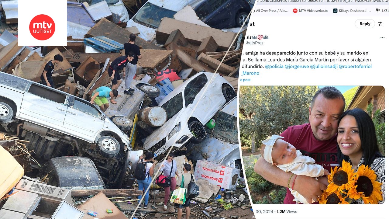 Tulva vei Lourdesin ja hänen pienen vauvansa | MTV Uutiset