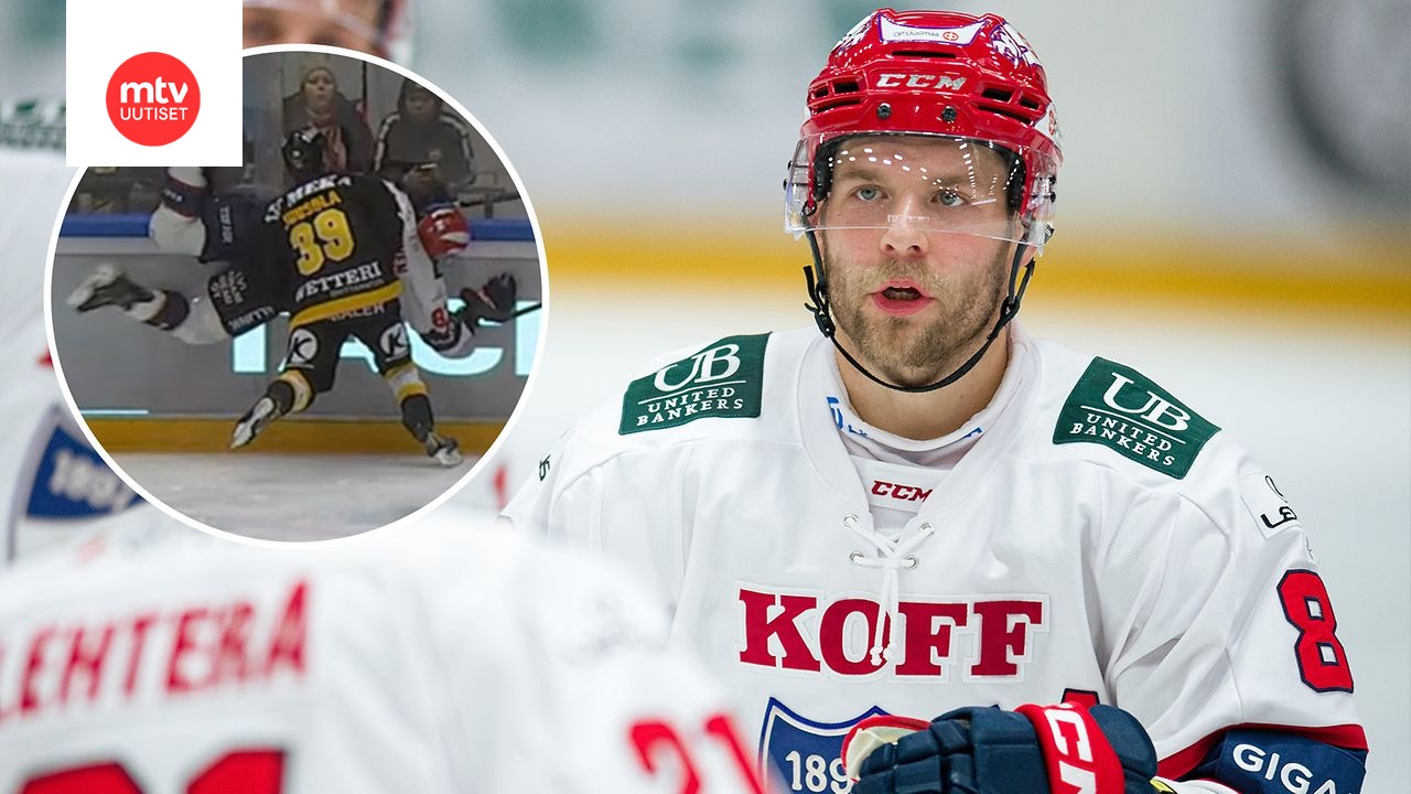 HIFK:n Iiro Pakarinen pelottavasti pää edellä laitaan Oulussa | MTV Uutiset