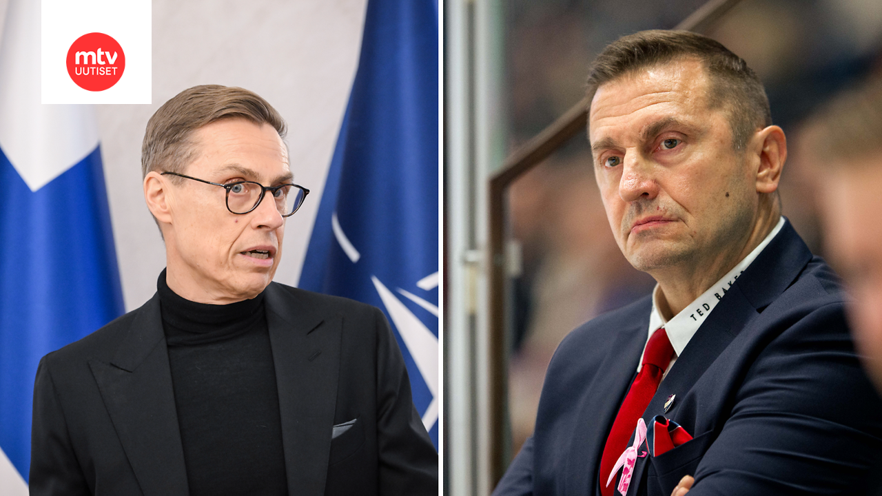 Presidentti Alexander Stubb ilmestyi HIFK:n jääharjoituksiin Ville ...