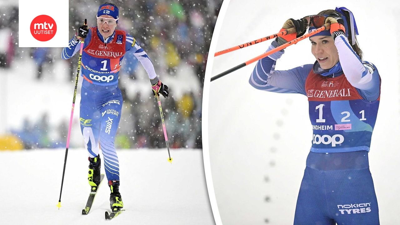 Kerttu Niskanen ja Jasmi Joensuu etenivät vaivoin parisprintin MM-finaaliin Trondheimissa | MTV ...