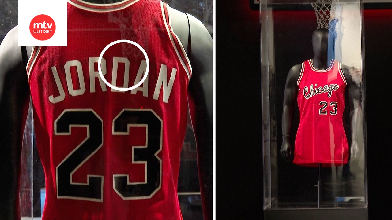 Michael Jordanin ensimmäinen pelipaita huutokaupassa | MTV Uutiset