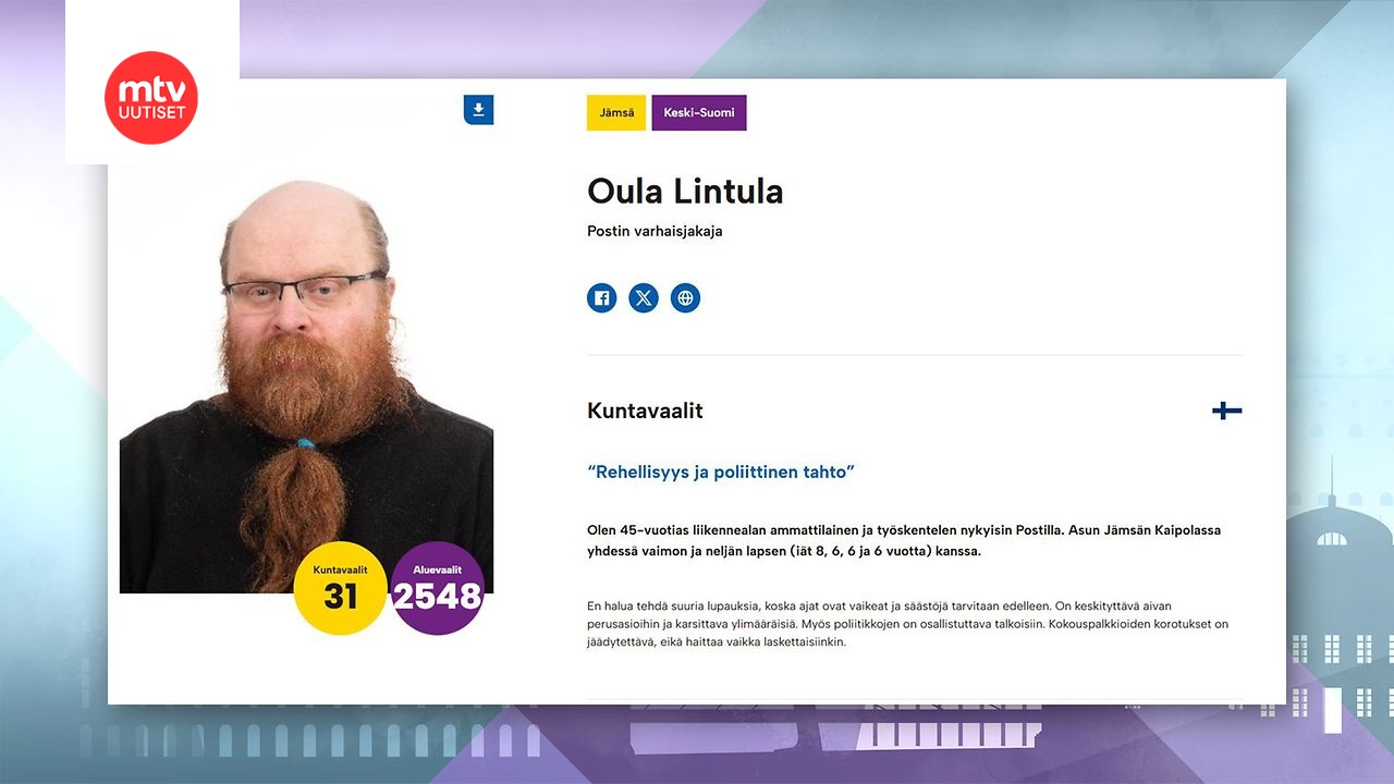 Paikallisjärjestöt vaativat Oula Lintulan erottamista | MTV Uutiset