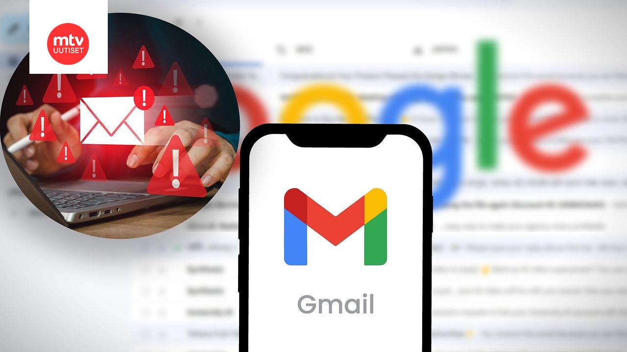 Google varoittaa Gmail-huijauksesta | MTV Uutiset