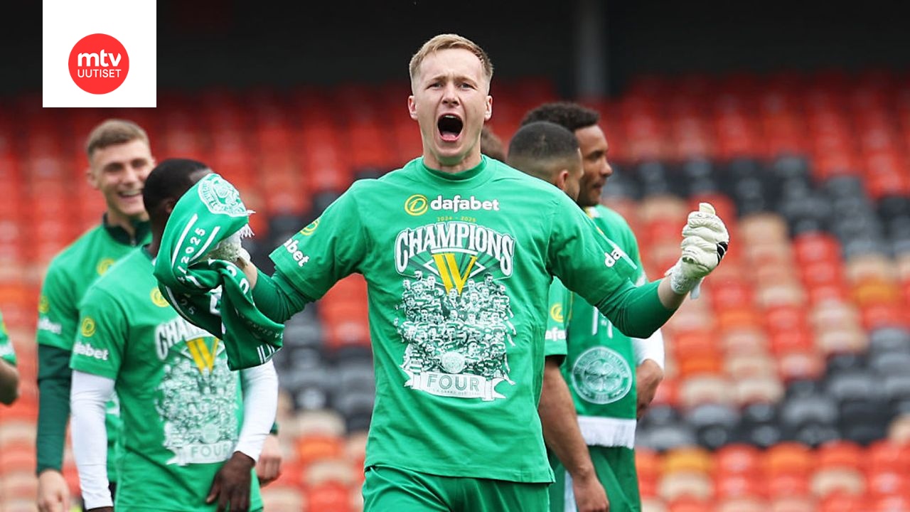 Huuhkajat-vahti Viljami Sinisalo torjui Celticin Skotlannin ...
