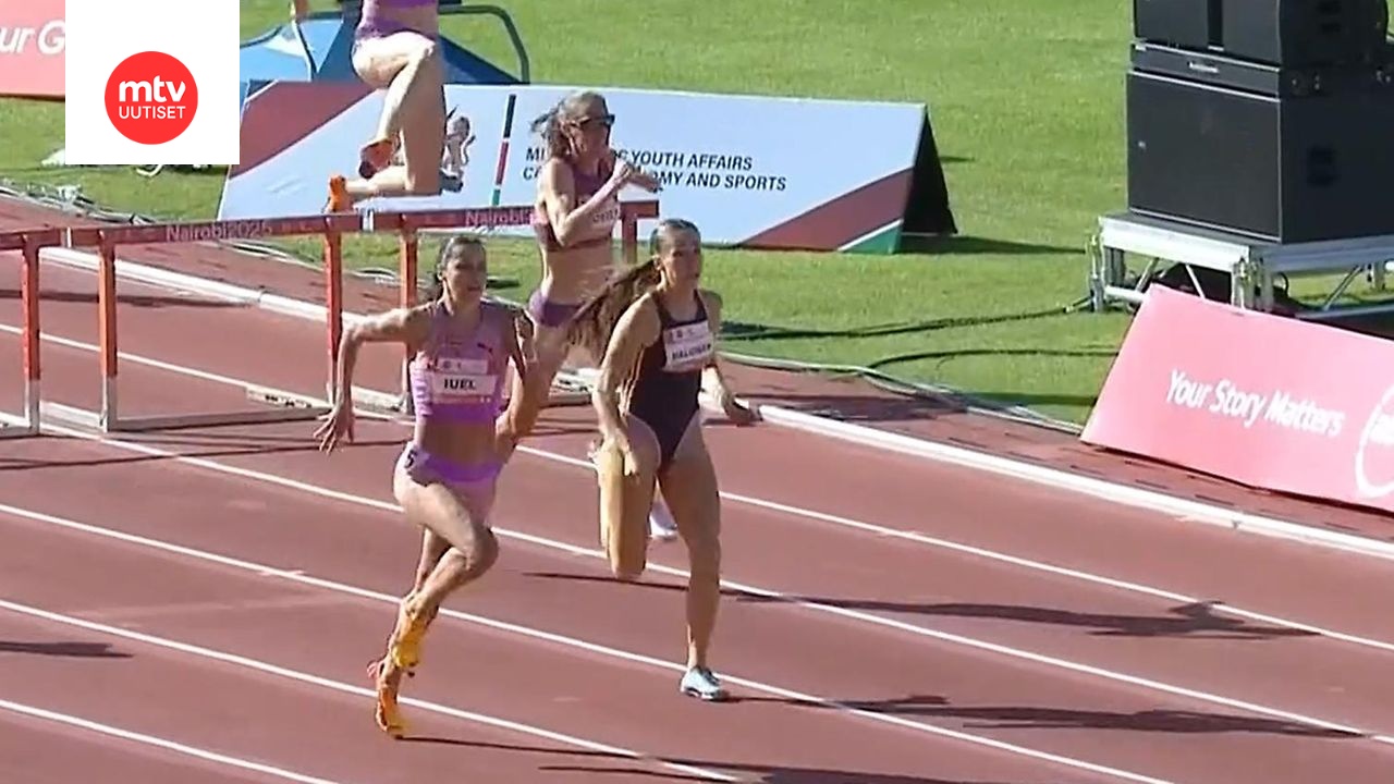 Kristiina Halonen 400 metrin aitojen ennätykseensä Nairobissa | MTV Uutiset